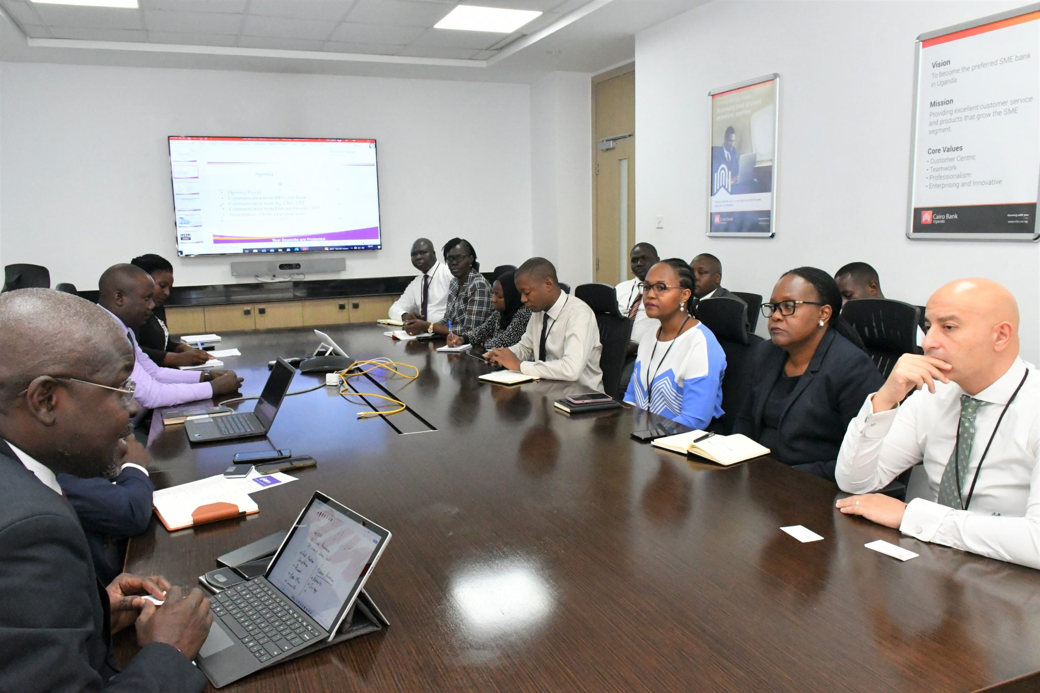 DPF hosted at Cairo Bank for an inspection entry meeting and a courtesy ...